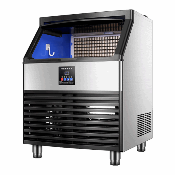 Low Power Consumption Quiet Commercial Ice Cube Machine Counter 100kg ...